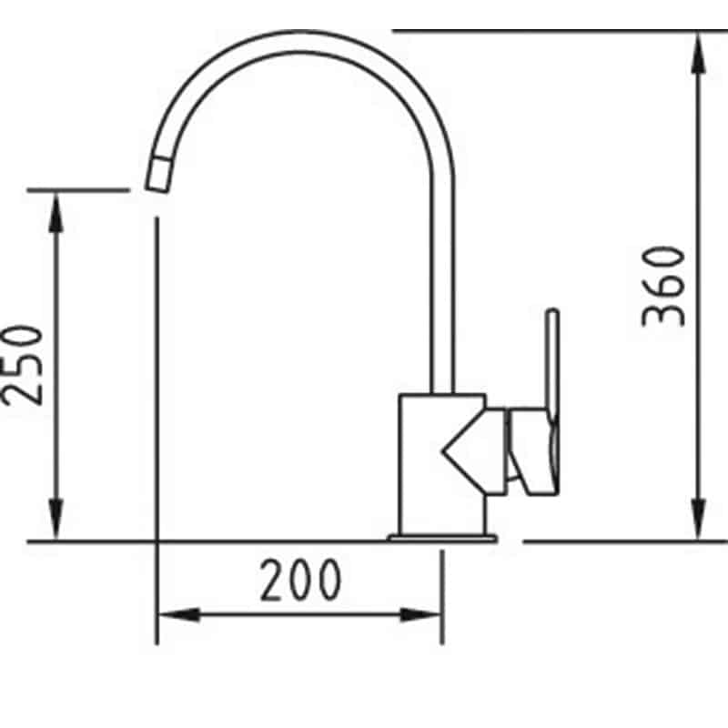 Reginox Kitchen Sink Ceramic Reversible Inset 1.5 Bowl & LISSINI Tap ...